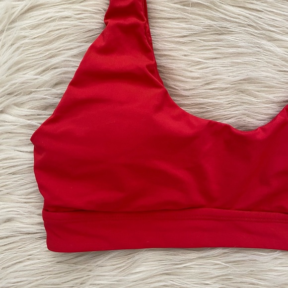 Andie | Swim | Andie Ventura Cherry Red Sporty Bust Support Scoop Neck ...